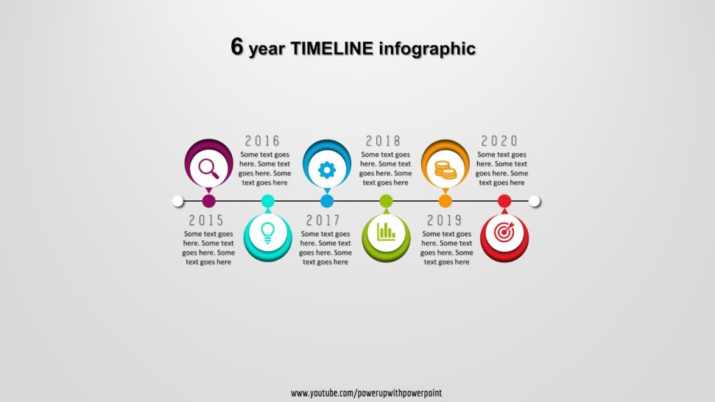 Video Infographic : 11.Create 6 year TIMELINE infographic/Powerpoint ...