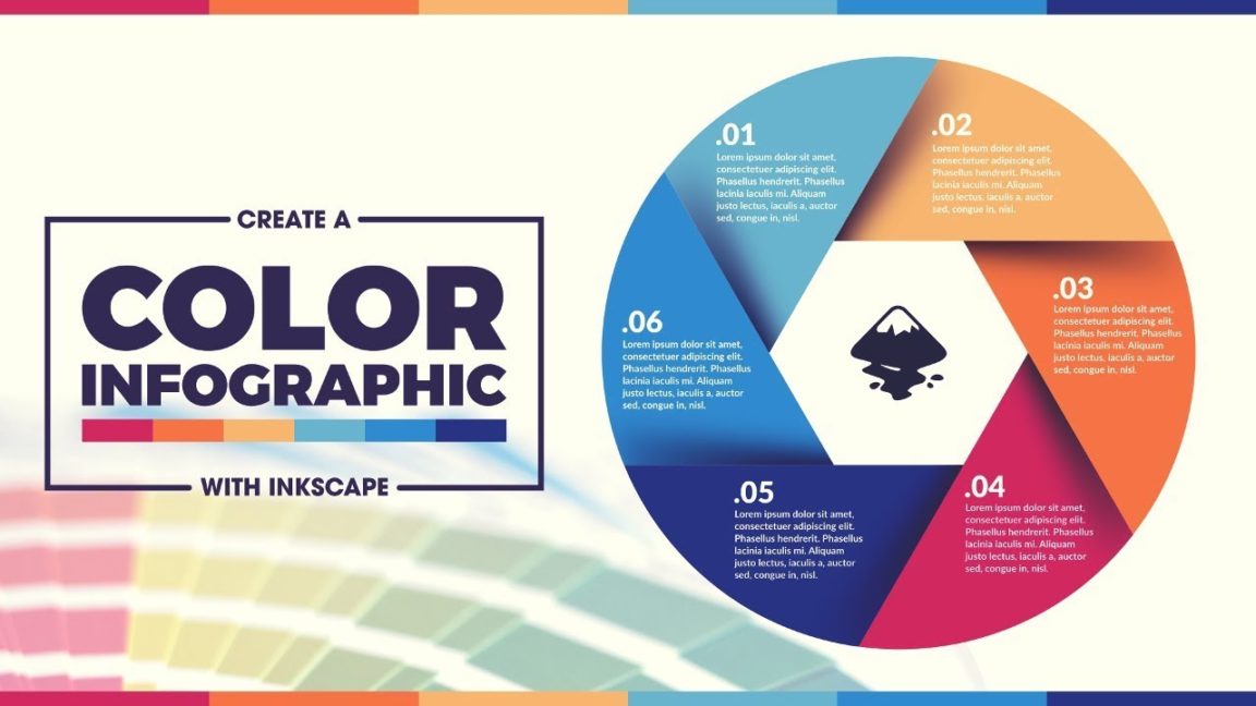 Video Infographic : Inkscape Tutorial: Colorful Infographic Template ...