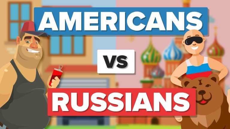 Video Infographic : Average American VS Average Russian - People ...