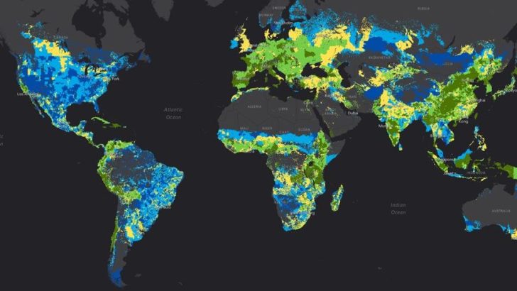 Map : Farm Size and Nutrient Diversity: – Infographic.tv – Number one ...