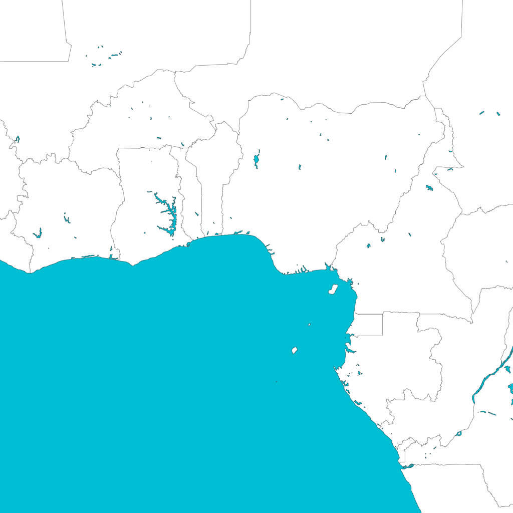 Map : High Quality Map of parts of Central and Western Africa ...