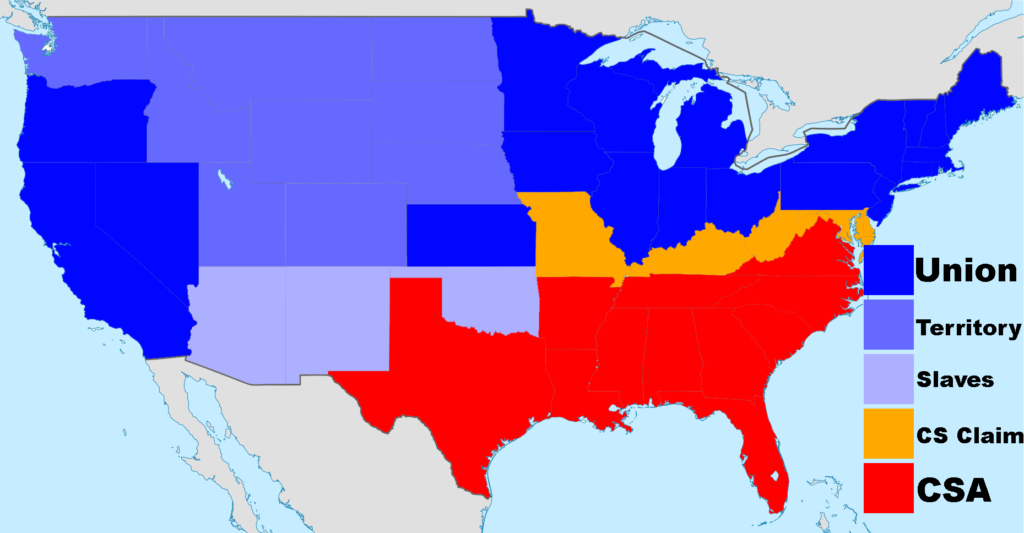 Map : My Civil War map. My first ‘accurate’ map. Opinions ...