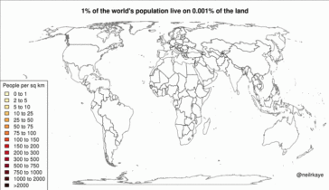 data visualization : Animation showing the world filling up in order of ...