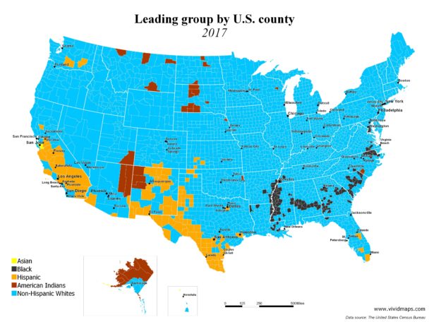 data visualization : Leading group by U.S. county (1990 – 2017) [OC ...