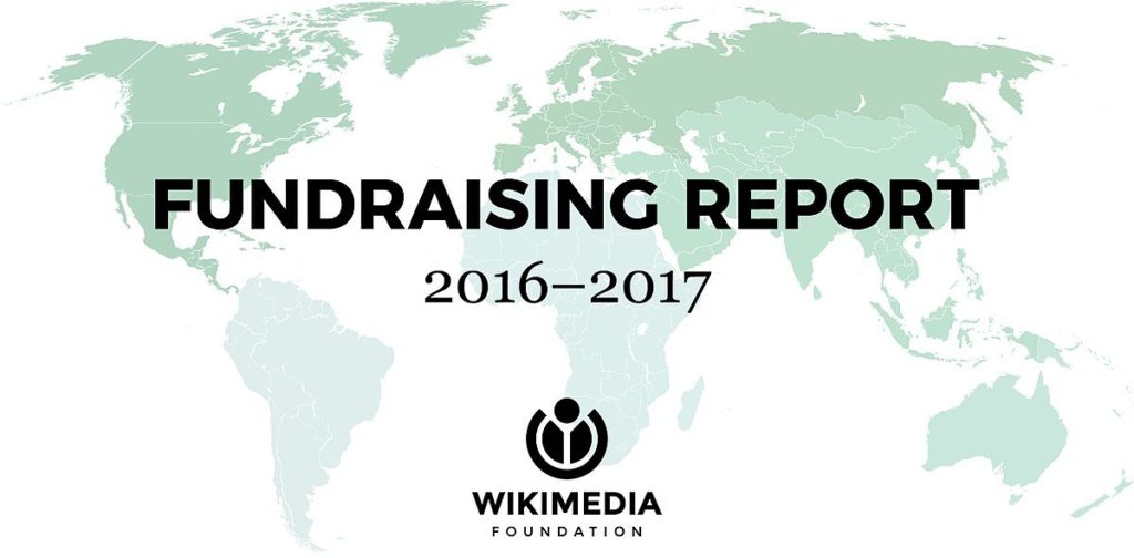 data visualization : Wikimedia’s Fundraising Report from 2016-2017 ...