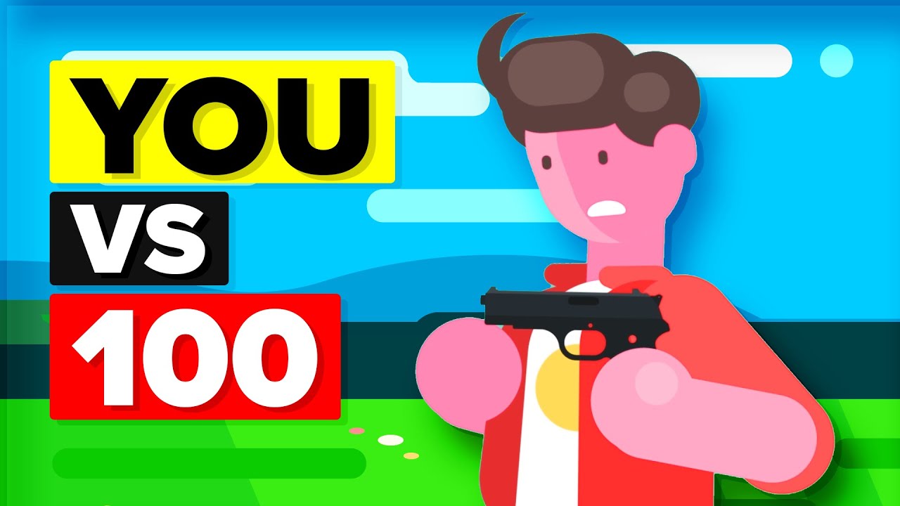 Video Infographic : You VS 100 People - Could You Defeat Them ...