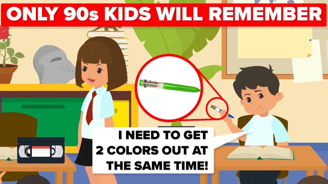 Video Infographic : You Need To Be A ’90s Kid To Remember These Things ...
