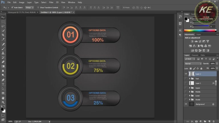 Video Infographic : Photoshop Tutorials – How to Make Infographic ...
