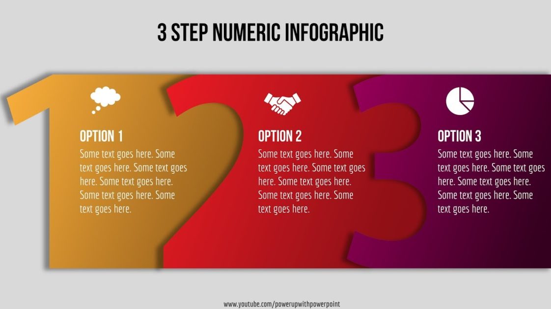 Video Infographic : 28.Create 3 Step NUMERIC Infographic/Powerpoint ...