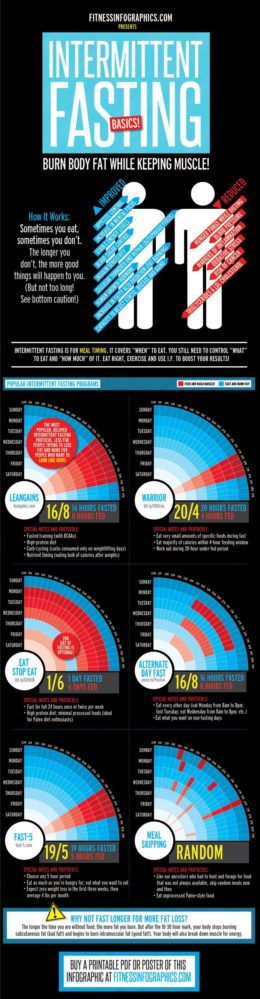 Data Chart : Fitness Infographics!Diets: Intermittent Fasting Basics ...