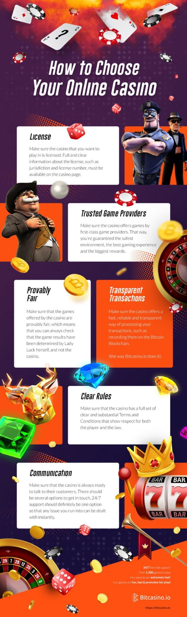 Data Chart : How To Choose An Online Casino [Infographic - Infographic ...