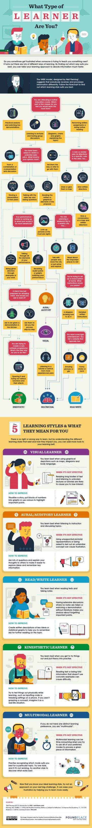 Data Chart : How to Determine Your Learning Style [Infographic ...