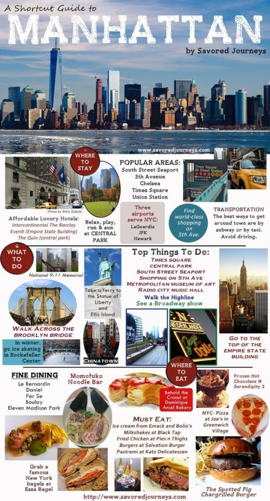 Data Chart : Shortcut Travel Guide to Manhattan, NYC – Infographic.tv ...