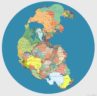 Map : “Pangea Politica” illustrates the world as it would be if our ...