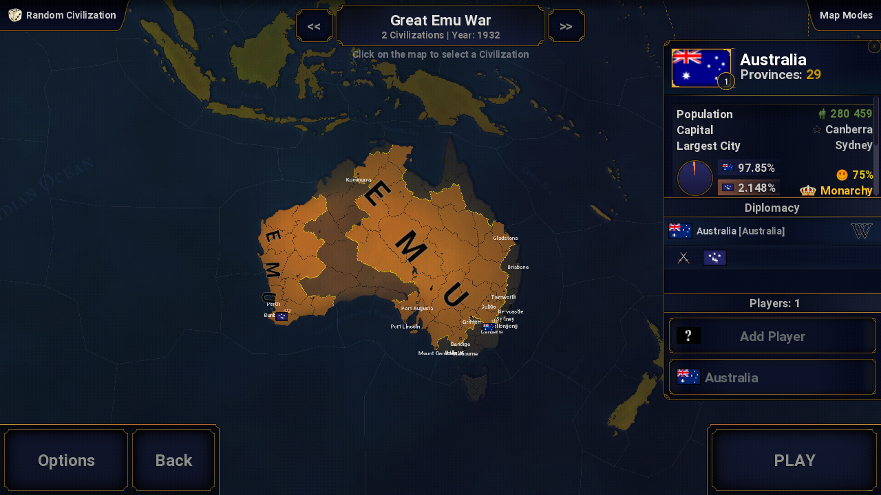 Map : Great Emu War – Infographic.tv – Number one infographics & data ...