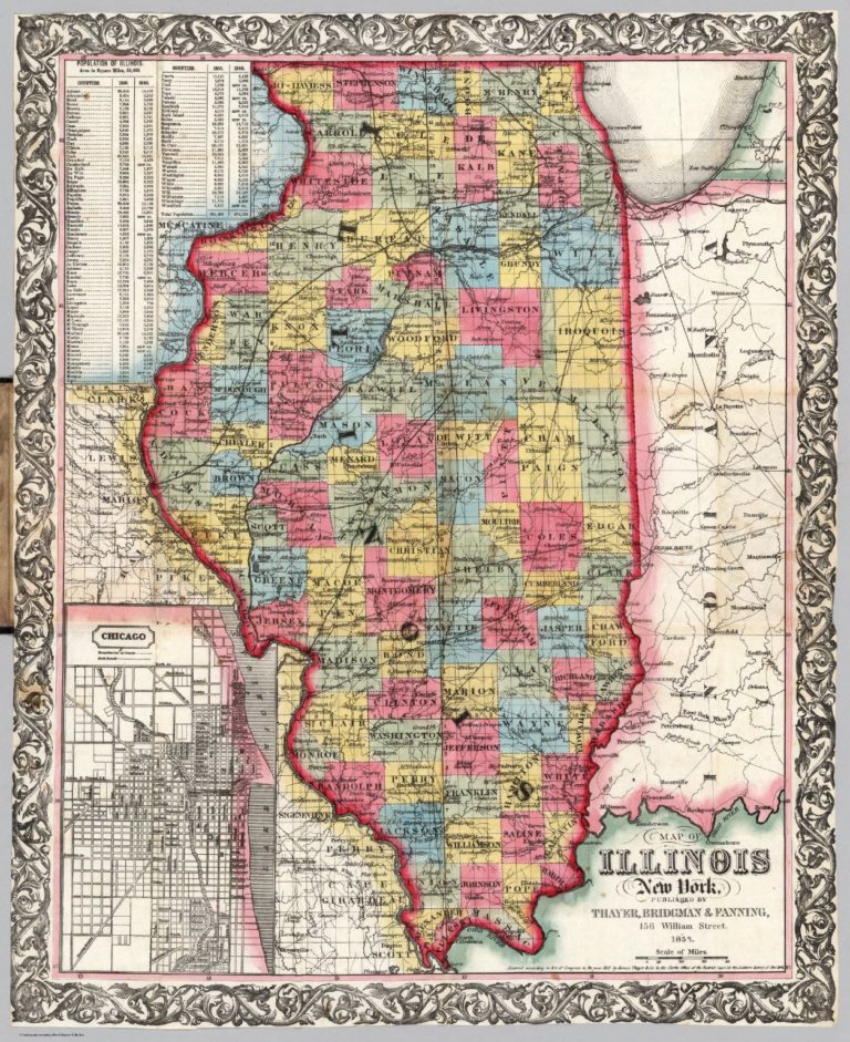 Map : Historic Illinois Map, hi def – Infographic.tv – Number one ...