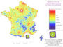 Map : Light pollution in France – Infographic.tv – Number one ...