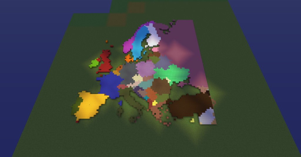 Map : Map made in Minecraft – Infographic.tv – Number one infographics ...