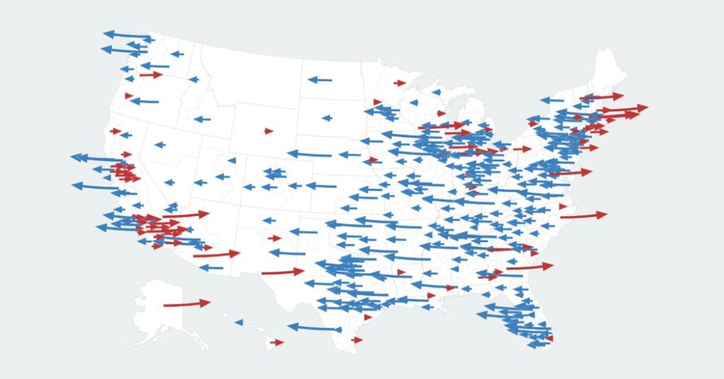 Map : Mapping the 2018 Blue Wave – Infographic.tv – Number one ...