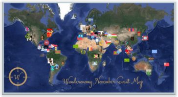 Map : November Where & When Event Map – Wanderonomy.com – Infographic ...