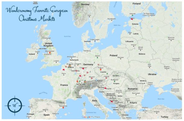 Map : Our favorite European Christmas Markets – Infographic.tv – Number ...