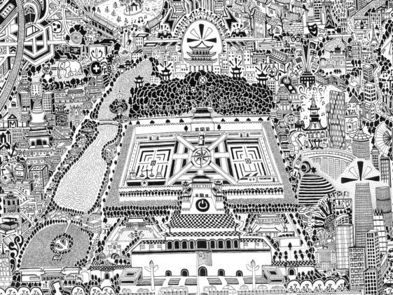 Map : See Beijing in This Incredibly Detailed, Hand-Drawn Map ...