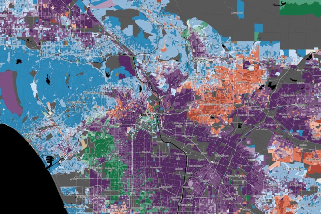Map : See U.S. racial and ethnic diversity, mapped block by block ...
