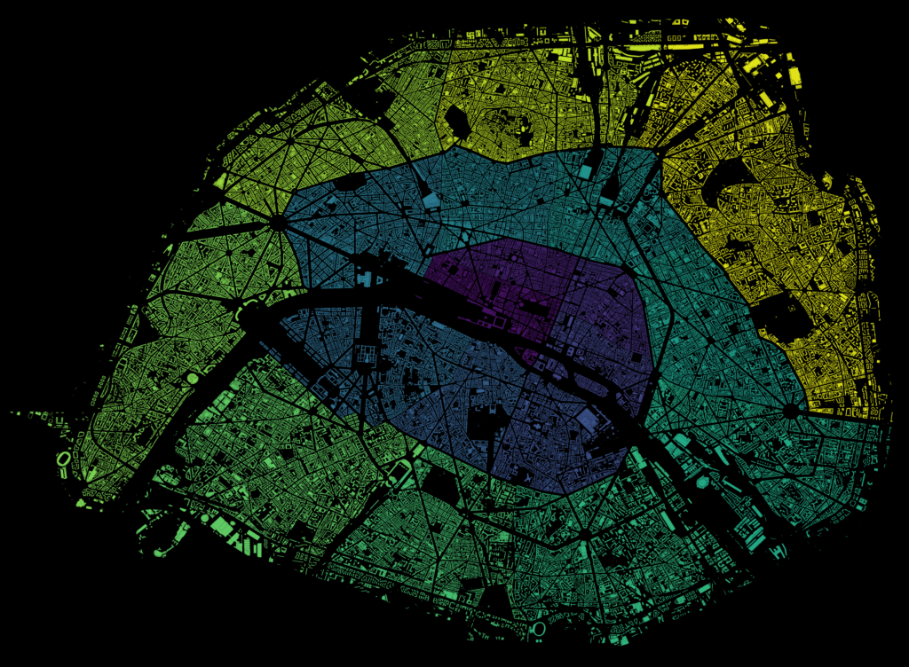 Map : The Arrondissements of Paris [OC] – Infographic.tv – Number one ...