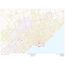 Map : Toronto, Ontario Postal Code Forward Sortation Areas Map ...