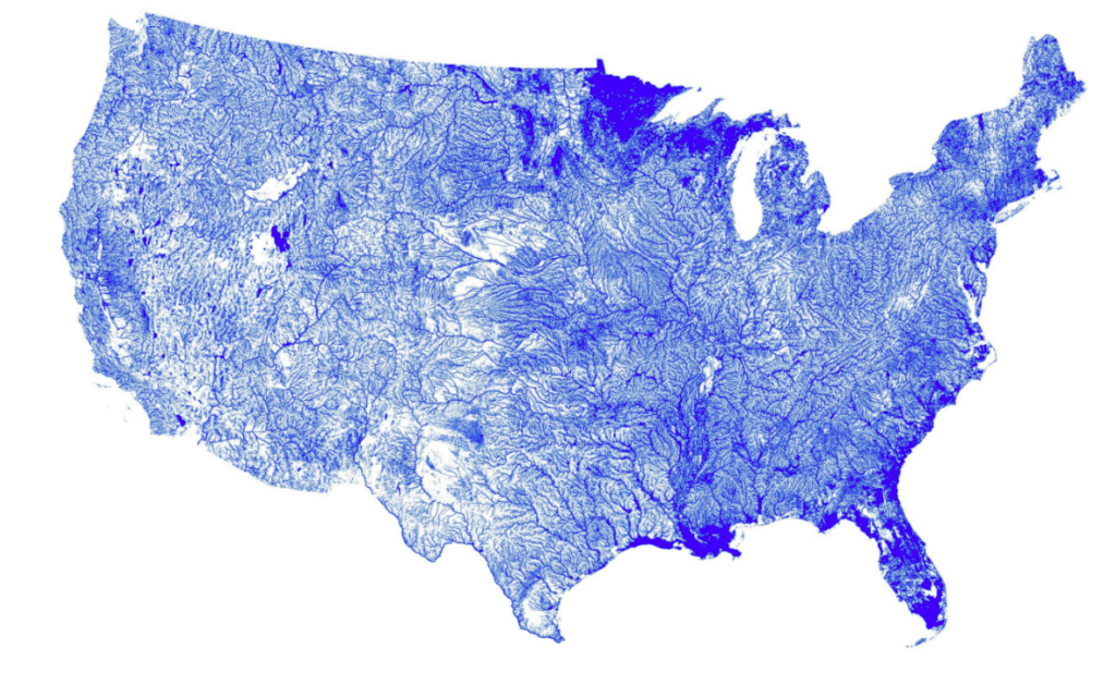 Map : Waterbodies of United States – Infographic.tv – Number one ...