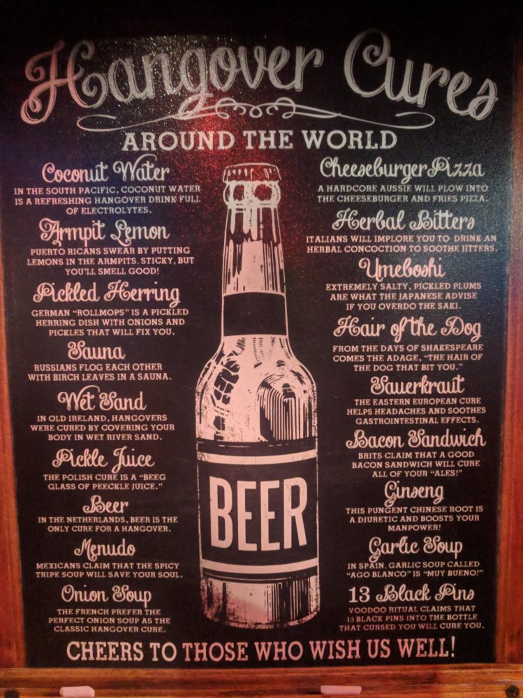 Visual : A guide to Hangover Cures from around the world. - Infographic ...