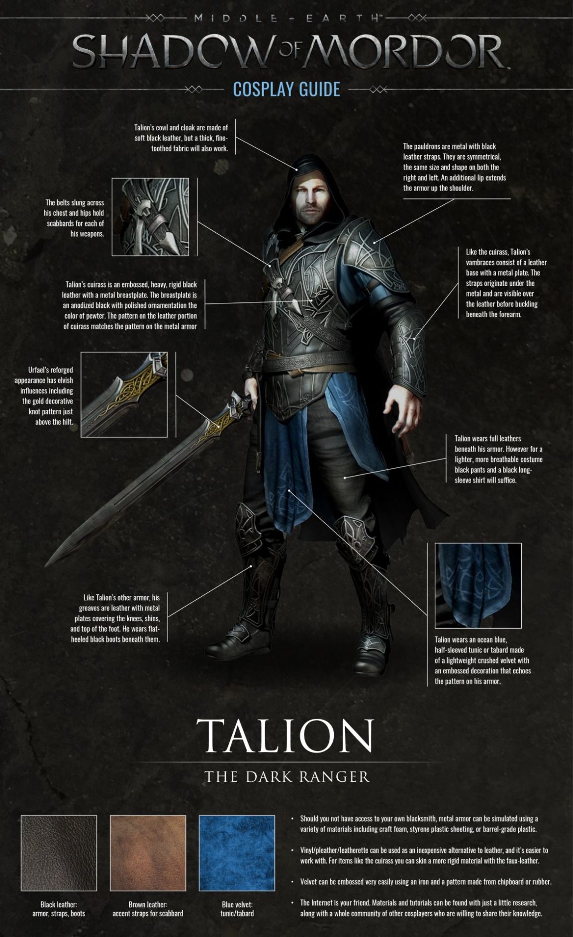 Visual : Dark Ranger Cosplay Guide – Infographic.tv – Number one ...