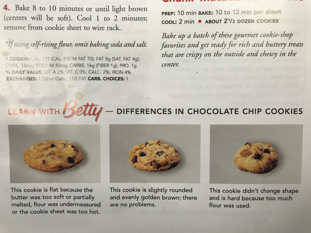 Visual : My cookbook offers a visual guide to diagnosing chocolate chip ...