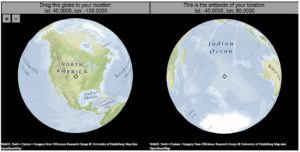 data visualization : What’s on the other side of the Earth? Interactive ...