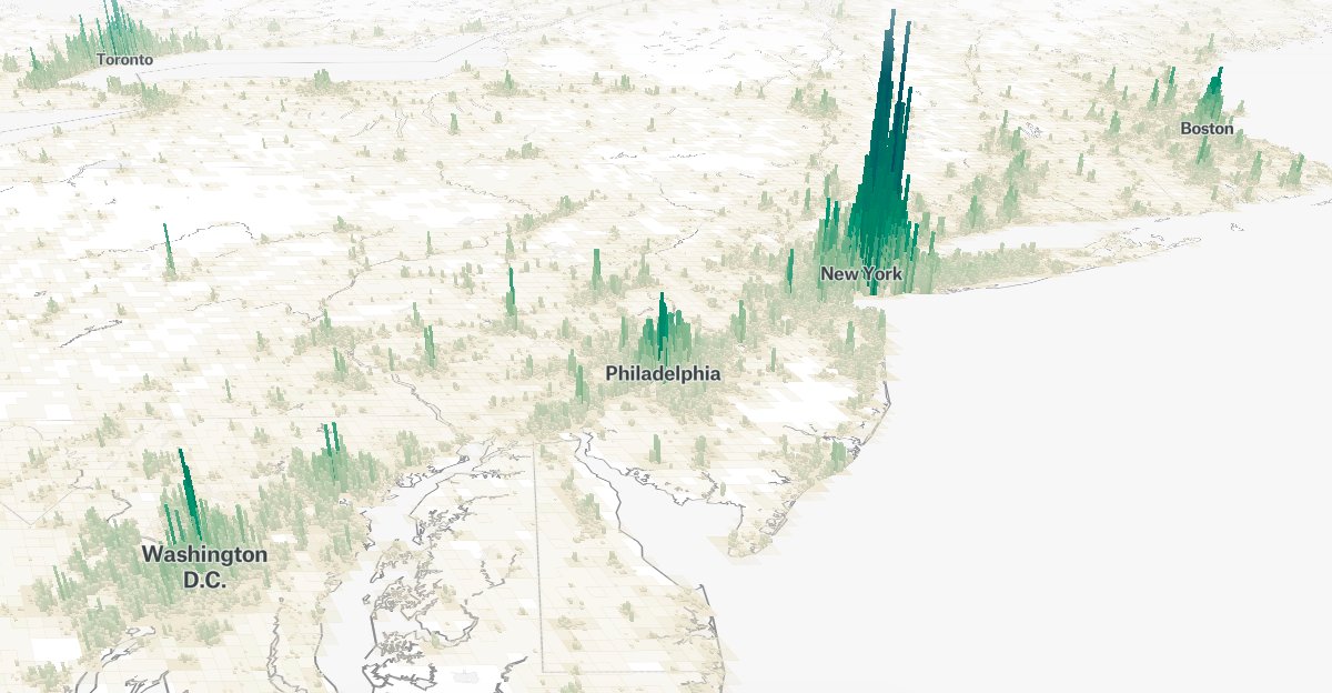 data visualization : World population visualised as mountains - Infographic.tv - Number one ...