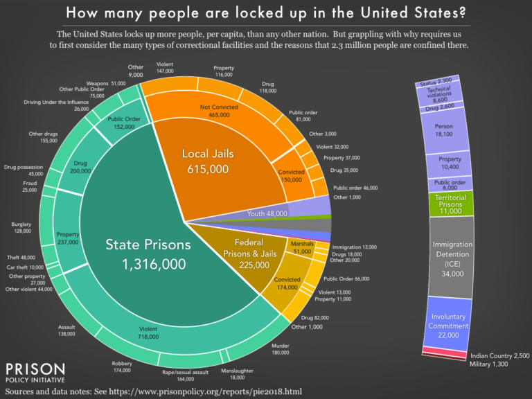 Infographic : The number of people locked up and the reasons they are ...