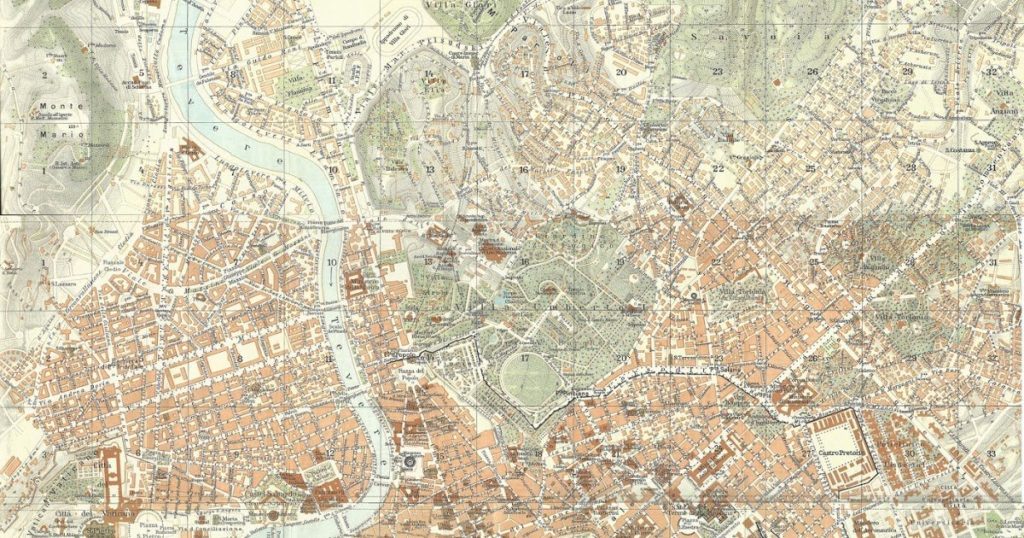 Map : 1939 Map of Rome – Infographic.tv – Number one infographics ...