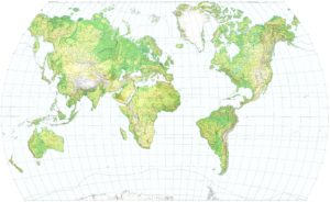 Map : A mirrored world map shows an interesting perspective ...