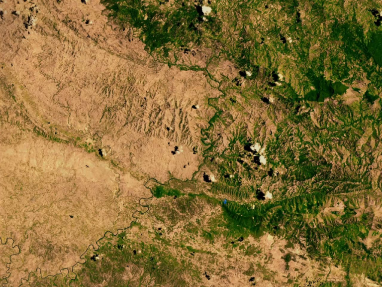 Map : Border between Haiti (left) and the Dominican Republic ...