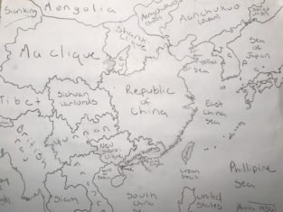 Map : Chinese civil war 1936 – Infographic.tv – Number one infographics ...