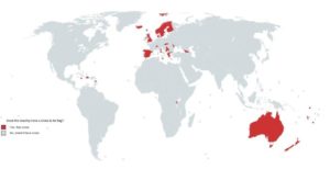 Map : Countries With a Cross in Their Flag – Infographic.tv – Number ...