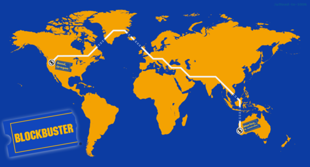 Map : Happy Straya Day! I would have gone through the Bering straight ...