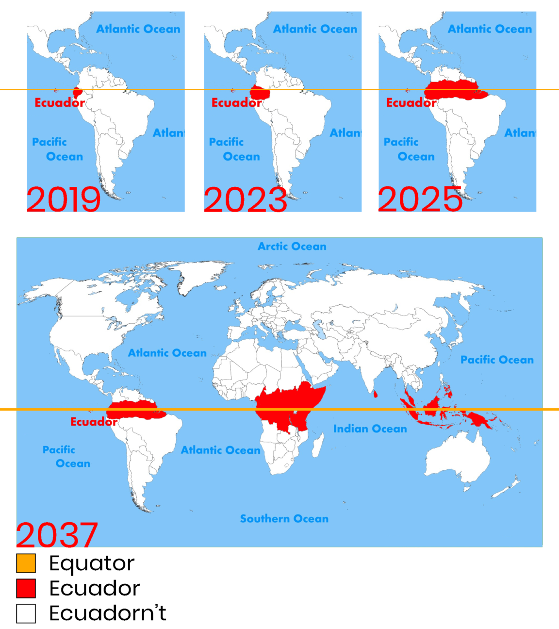 Map : I present to you the Greater Ecuadorean Empire! (please don’t ...