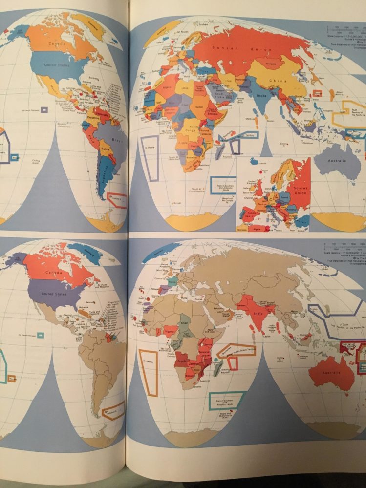Map : Map from the Britannica atlas 1960 - Infographic.tv - Number one ...