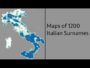 Map : Maps of 1200 Italian Surnames - Infographic.tv - Number one ...