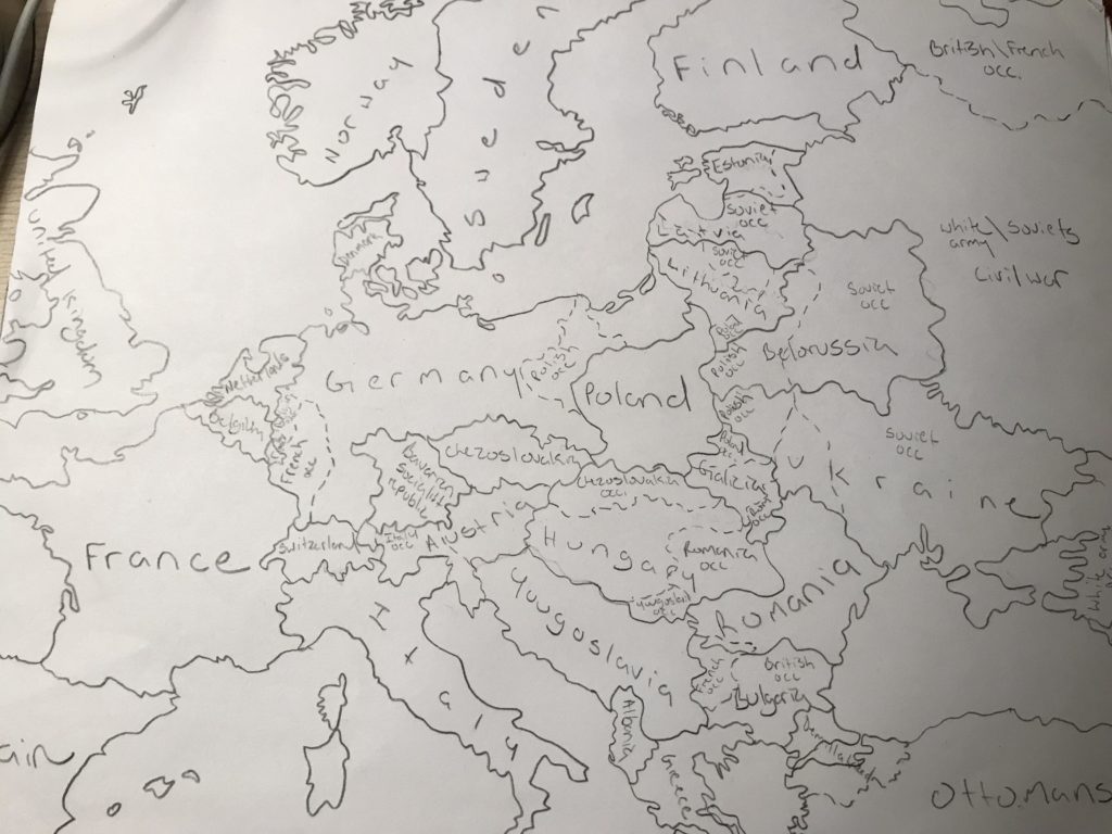 Map : May-1-1919 Europe – Infographic.tv – Number one infographics ...