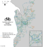 Map : The Bicycle network of Adelaide, South Australia [OC ...