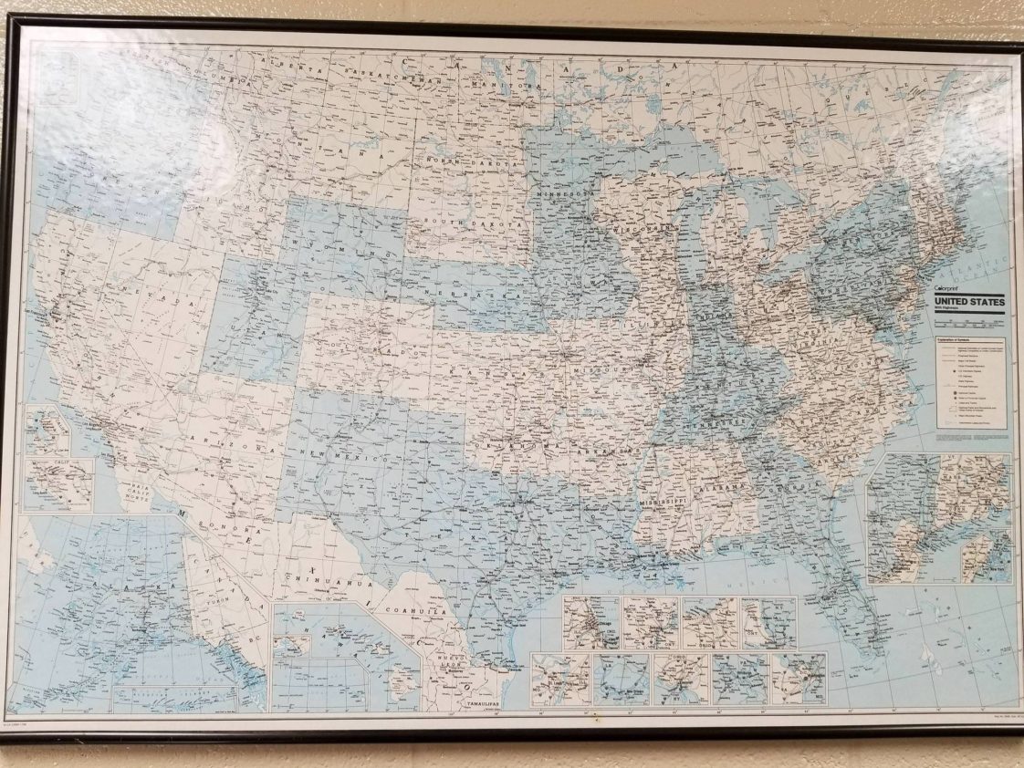 Map : This map I found at work where random states are colored the same ...