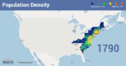 Map : U.S Population changes – Infographic.tv – Number one infographics ...
