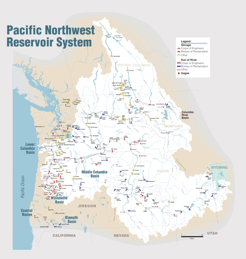 Visual : Pacific Northwest Reservoir System – Infographic.tv – Number ...